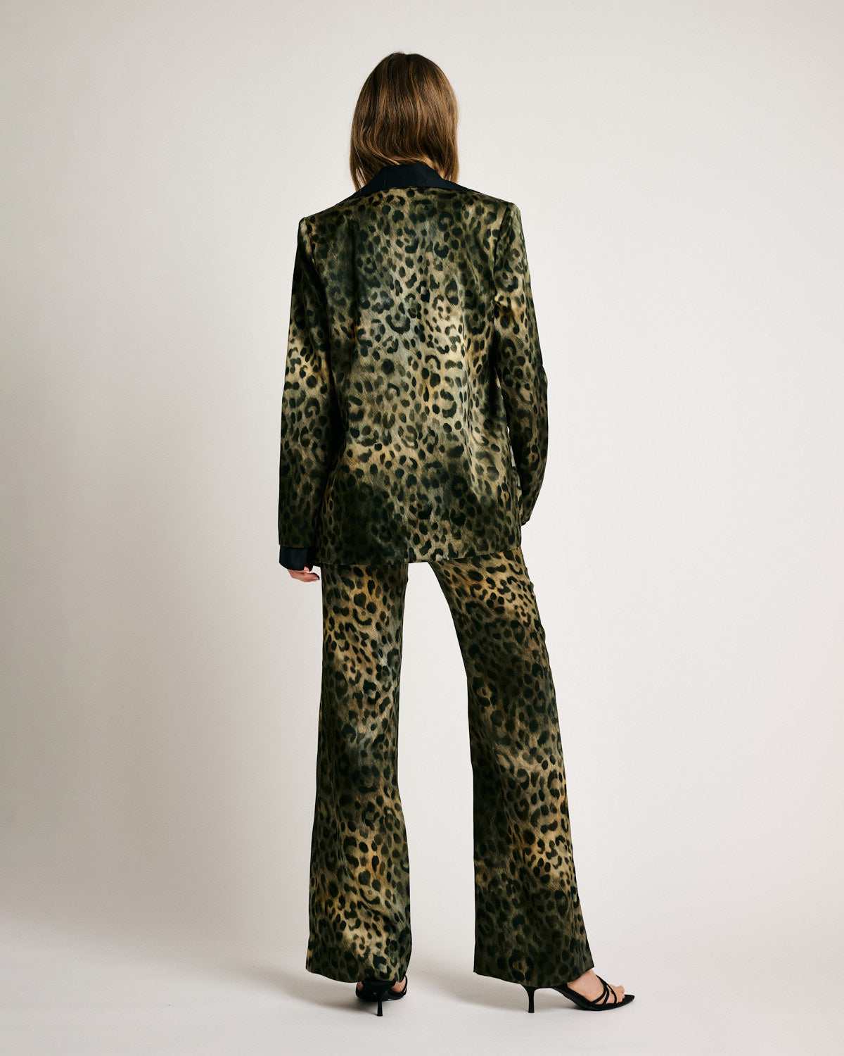 Edith Pants Leopard Silk Satin - Adriana Iglesias
